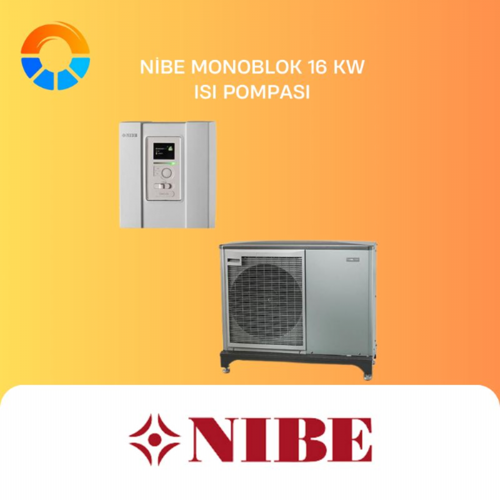 Nibe Monoblok 16 kw Isı Pompası - enerjipaketi.com